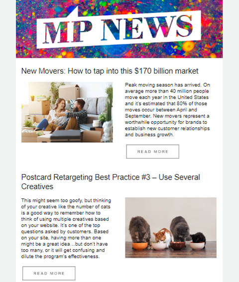 Modern Postcard's Monthly Newsletter | Modern Postcard