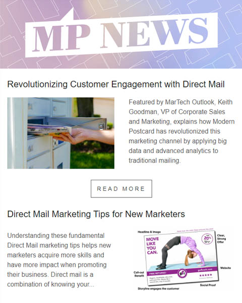 Modern Postcard's Monthly Newsletter | Modern Postcard